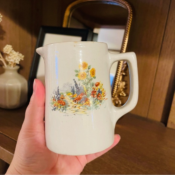 Accents | Vintage Ceramic Floral Mini Pitcher | Poshmark